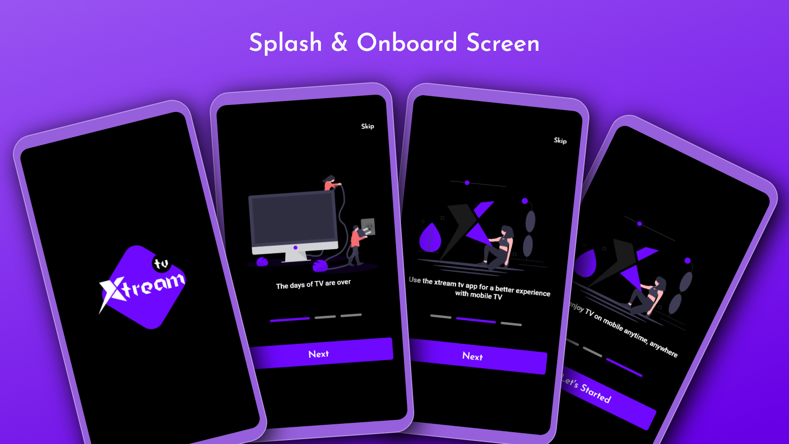 Xtream - IPTV Flutter App UI Kit by AppDevsX | CodeCanyon